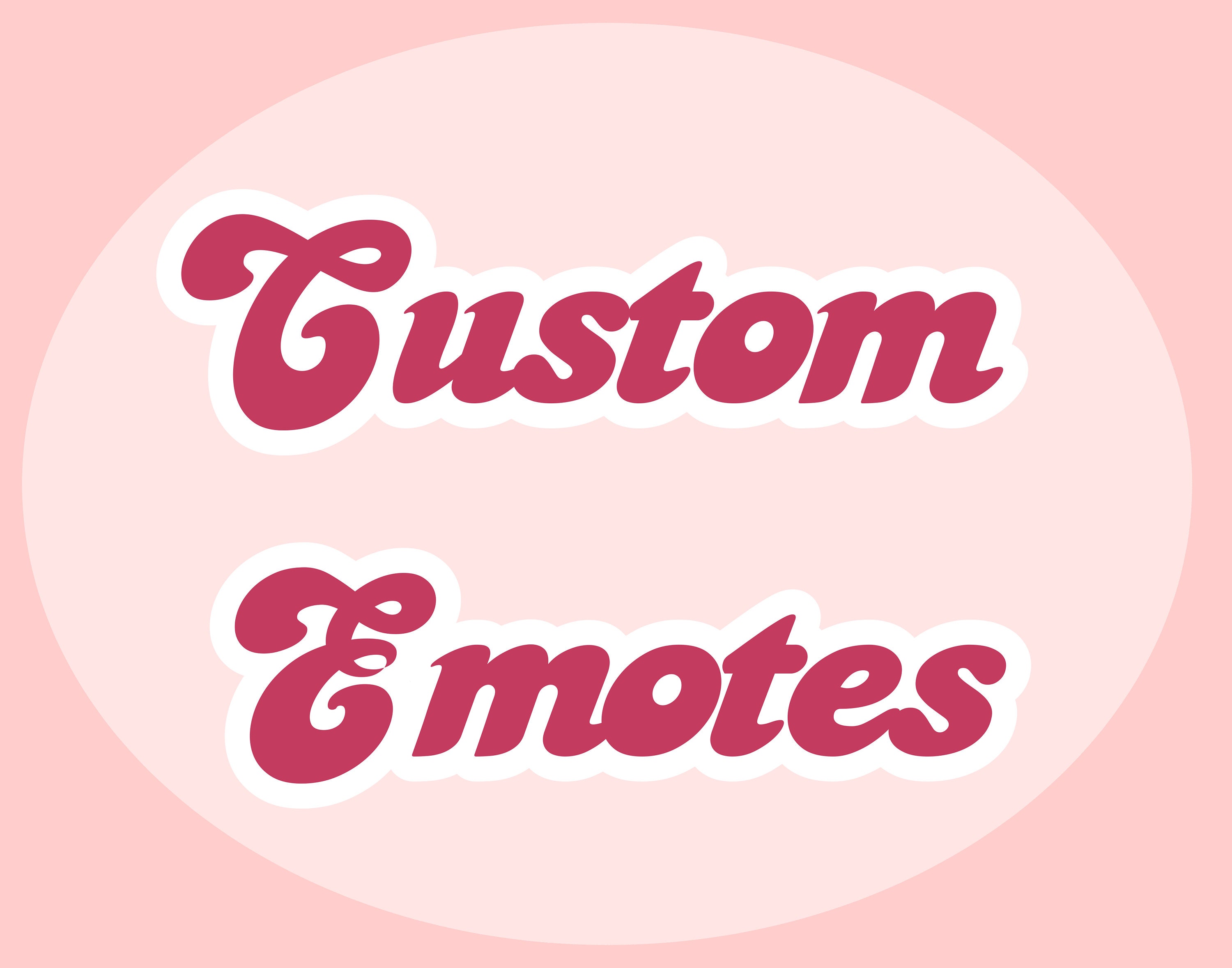 10 Custom Emotes - Etsy