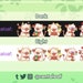 Brown and White Highland Cow Emotes | 10 Cute Cow Twitch & Discord ...