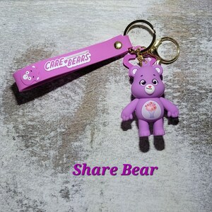 Care Bears Keychains, 3D Character Keychains, Bag Charm - Etsy