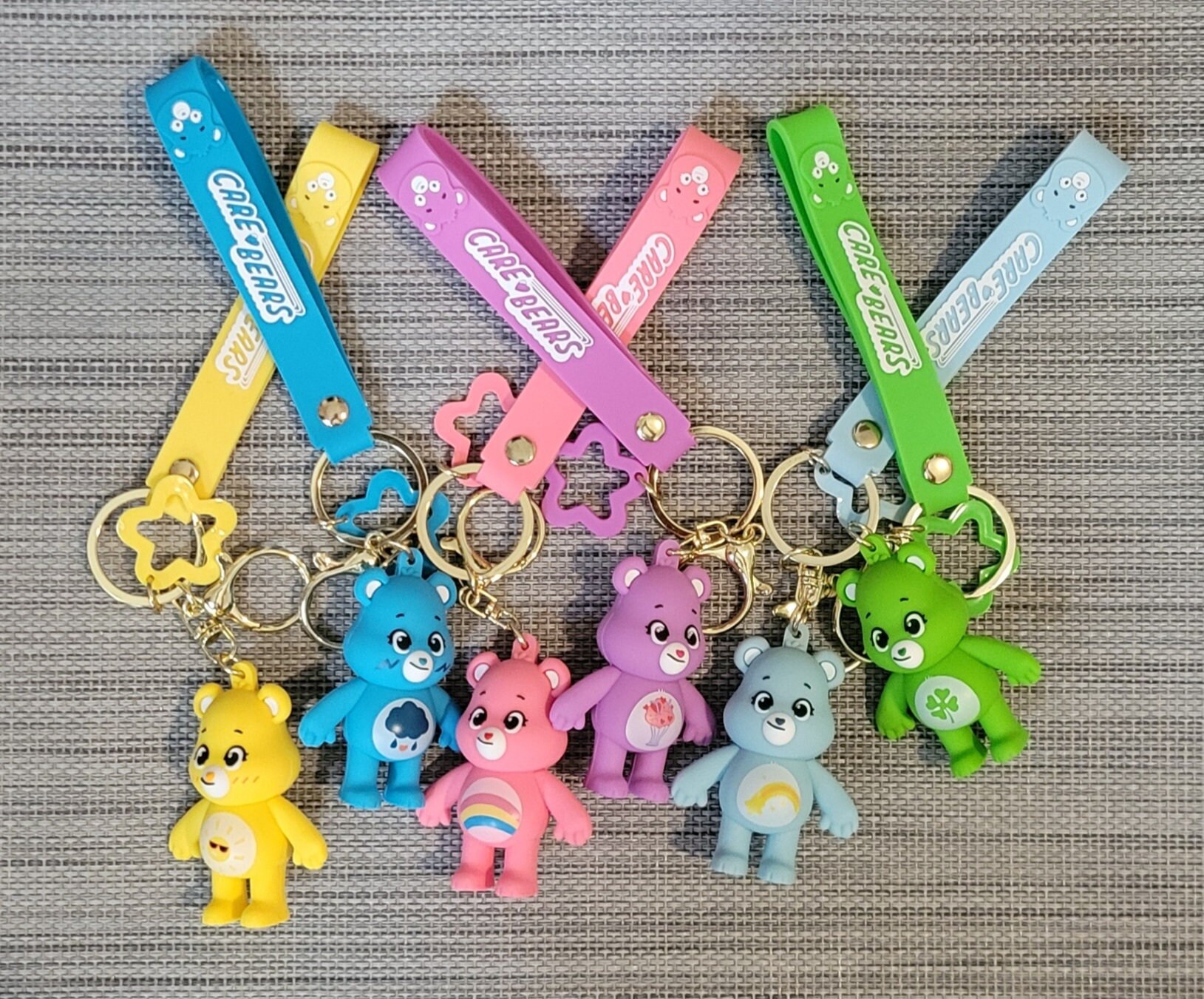 Care Bears Keychains, 3D Character Keychains, Bag Charm - Etsy