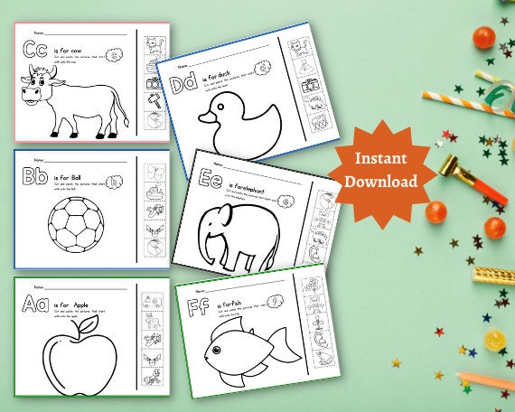Interactive Letter Sound Alphabet Activity Worksheet - Learn Phonics ...