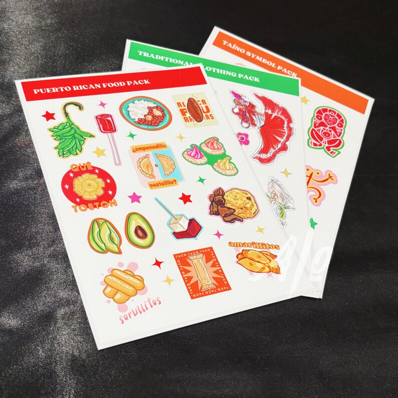Puerto Rico Sticker Packs/ Puerto Rico Stickers/ Boricua Stickers/ PR ...