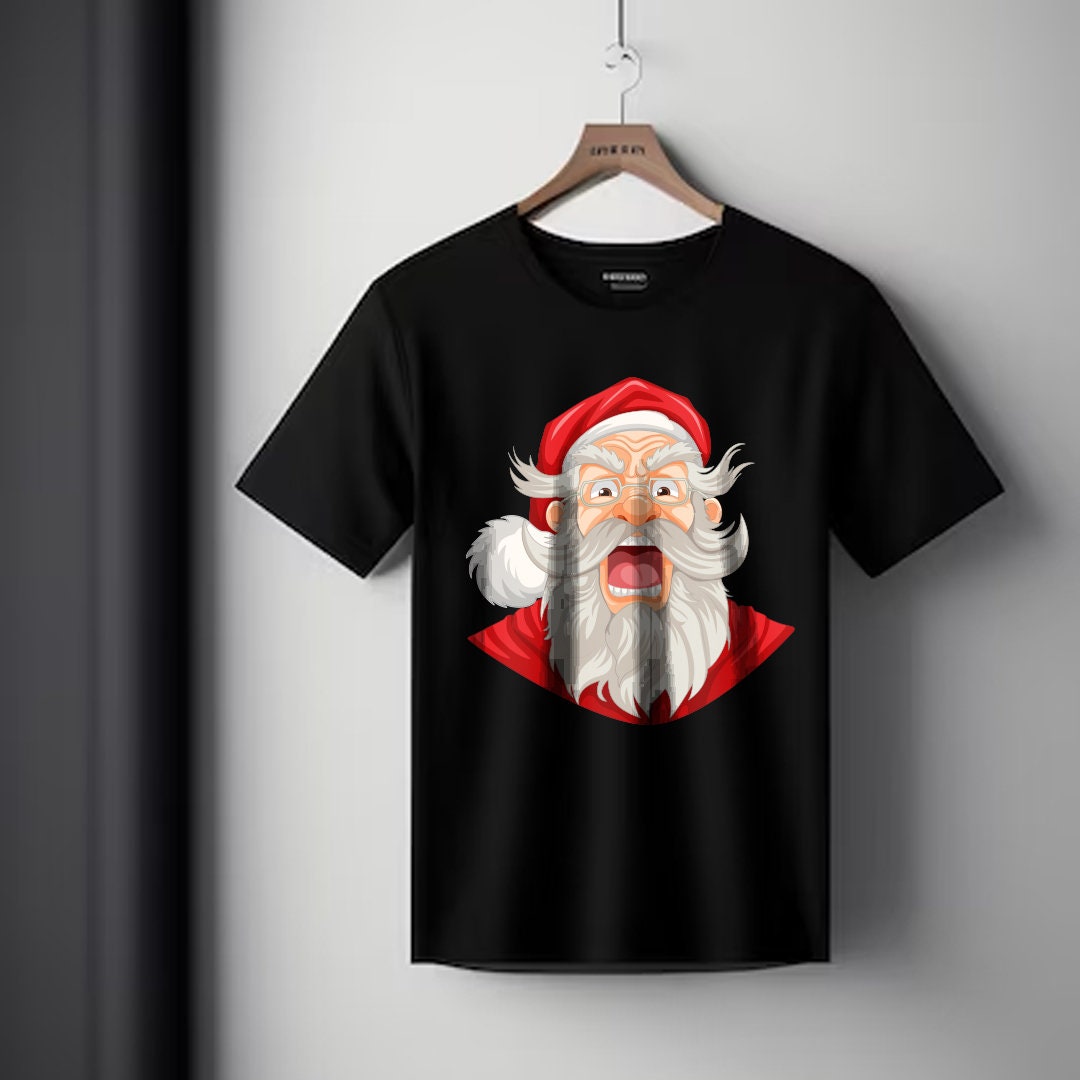 Aggressive Santa Face Svg Santa Head Svg Santa Moustache and - Etsy