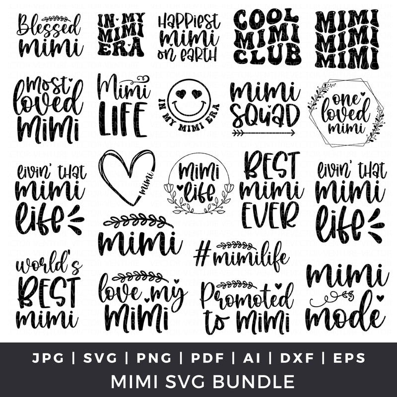 Mimi Svg - Etsy