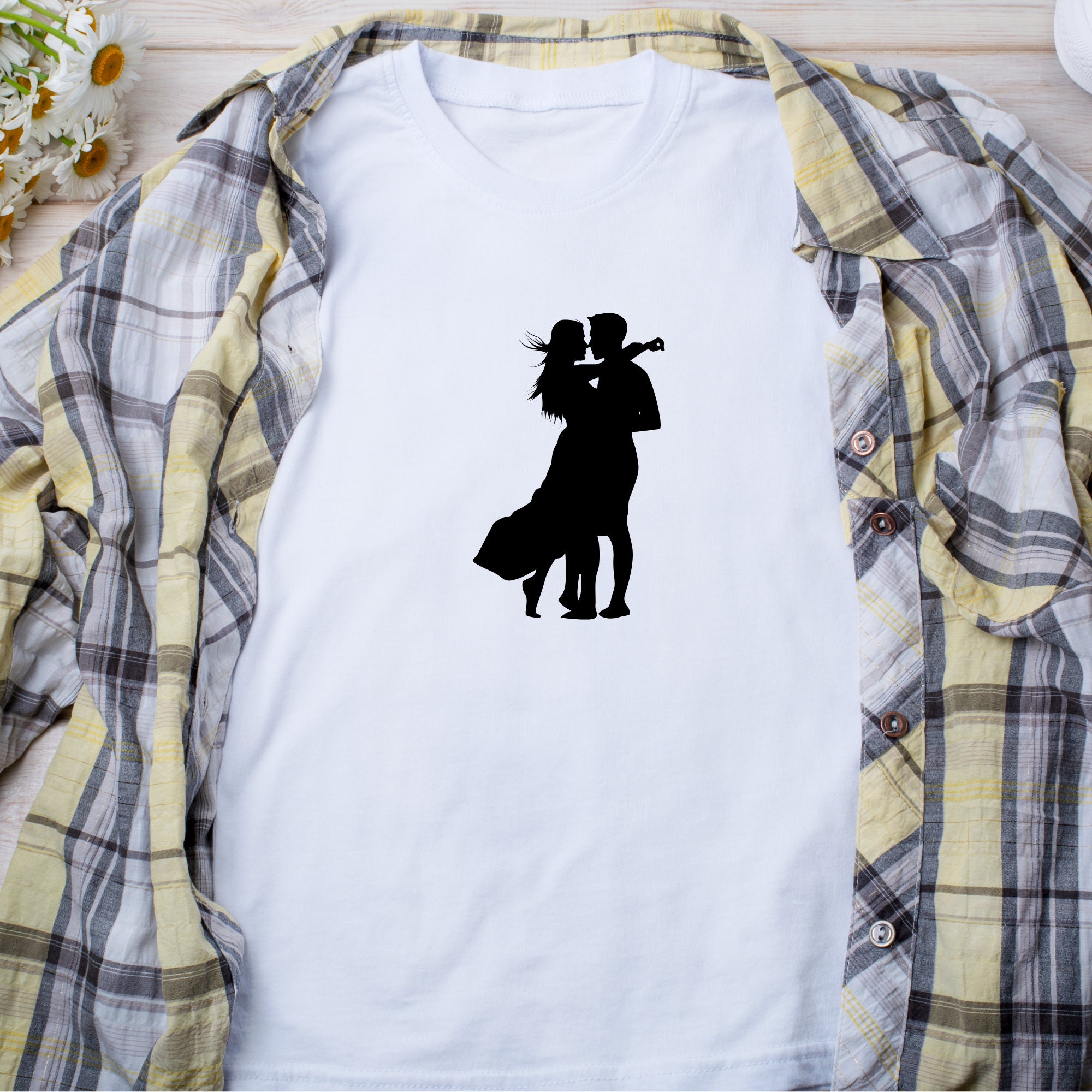 Silueta de pareja svg Relación svg Silueta de amantes - Etsy España