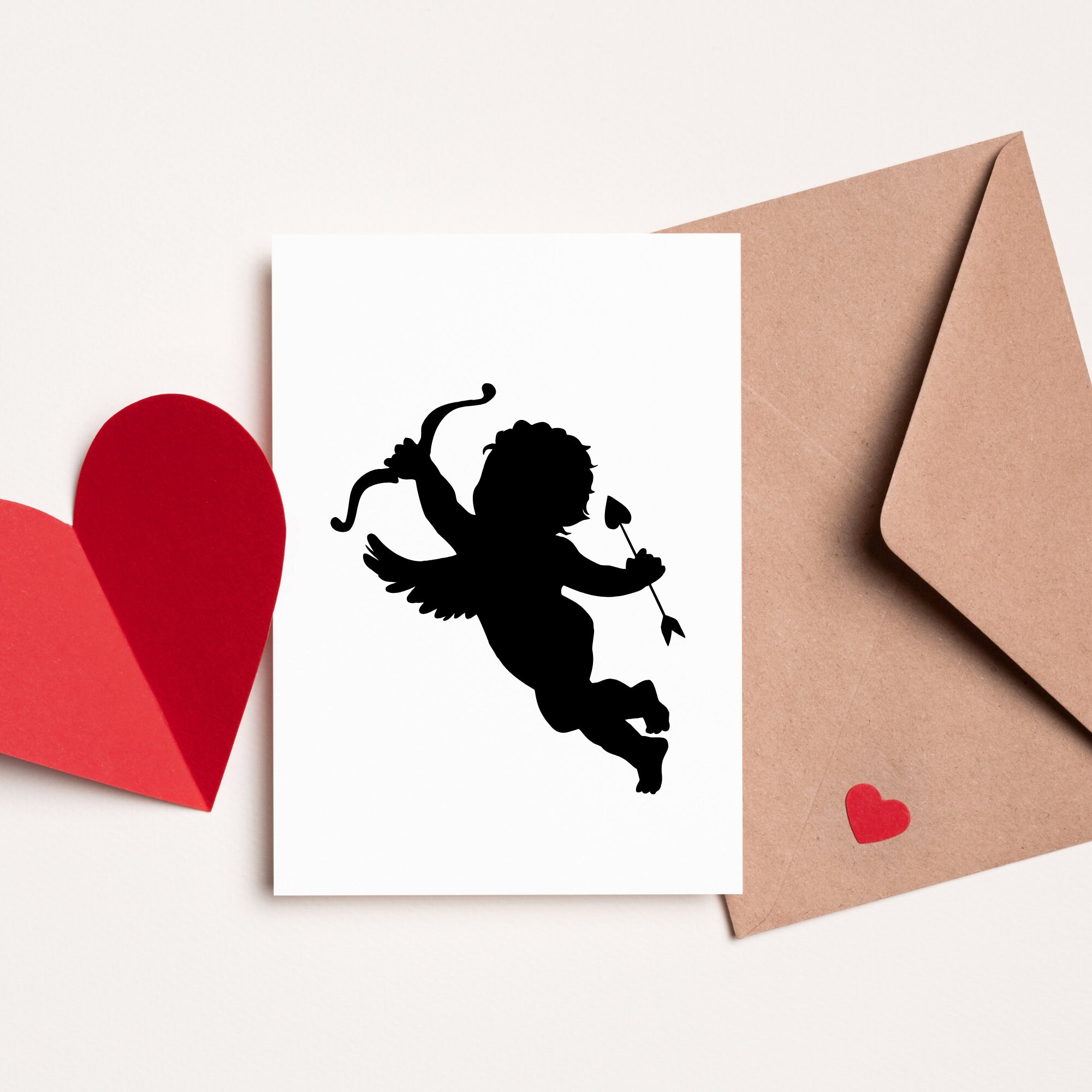Cupid Svg, Cupid Silhouette Svg, Valentine Cupid Svg, Cupid Angel Svg ...