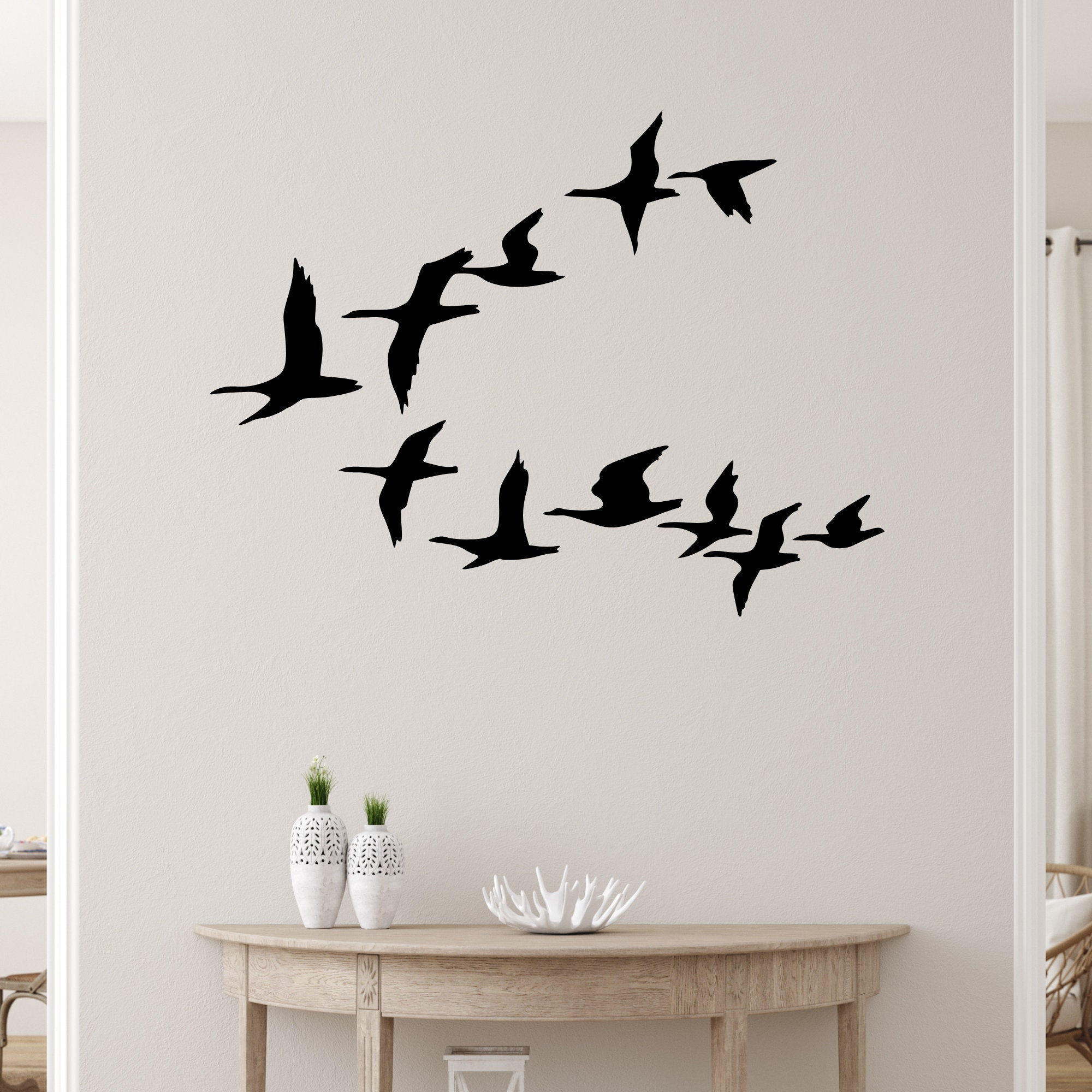 Flock of Birds Svg, Flying Birds Svg Bundle, Birds Silhouette, Birds ...