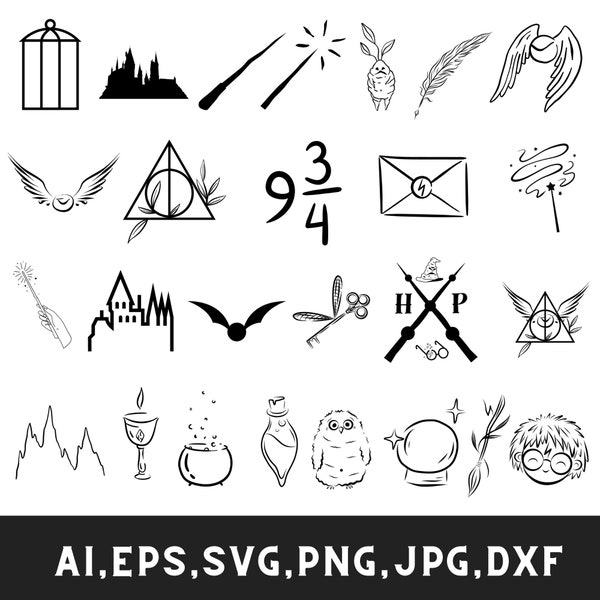 Magic School Svg - Etsy