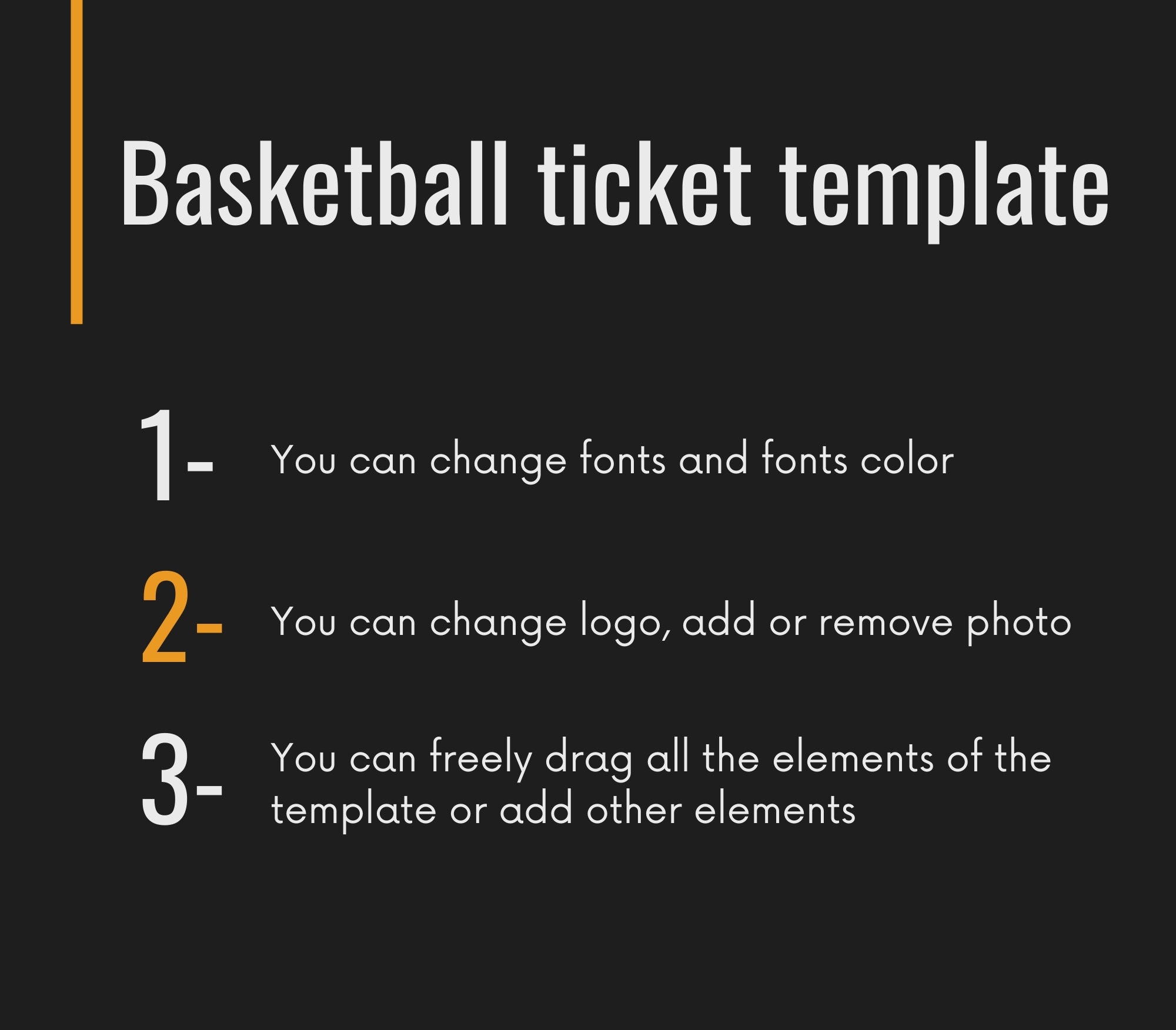 Custom Basketball Ticket Template Fake, Basketball Gift Ticket, Sports ...