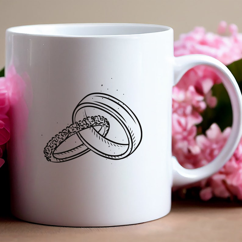 Wedding Ring Svg Bundle, Diamond Ring Svg, Engagement Ring Svg ...