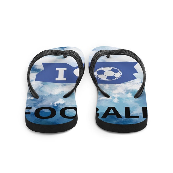 Football Flip Flops - Etsy