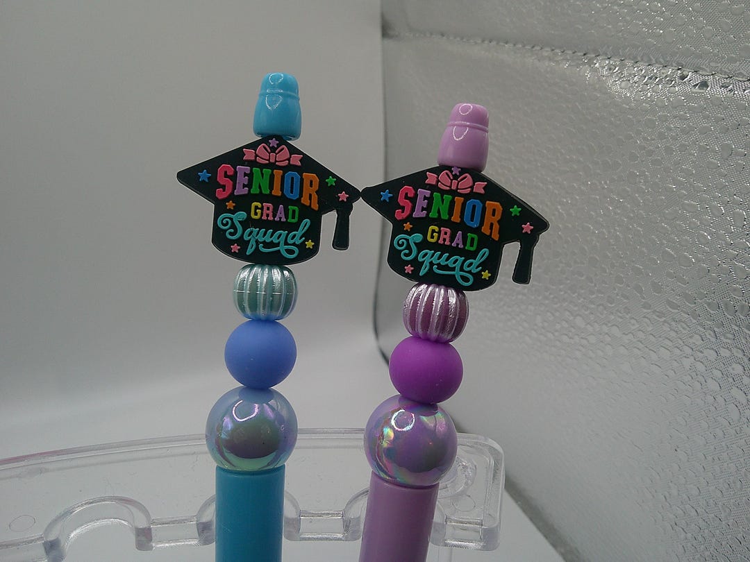Senior Grad Squad Handmade Beaded Pen | Graduation Celebration | Gift ...