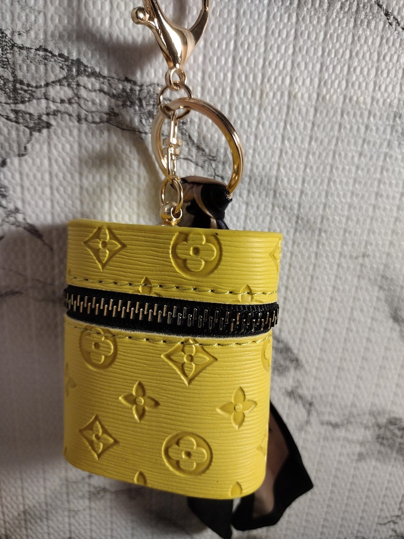 NEW Stylish Colorful Luxury Ear Bud Case Purse Charm Keychain Trendy ...