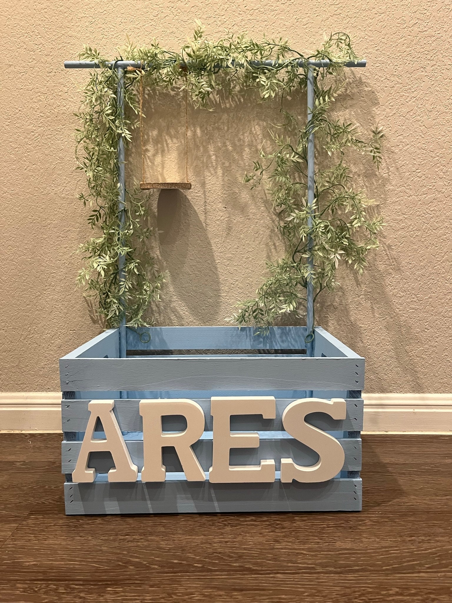 Baby Crate | Custom Baby Closet Wooden Gift Crate | Assembled Baby ...