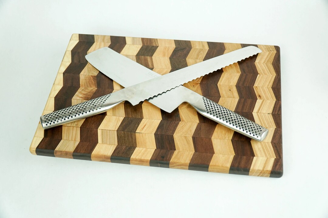 Handmade Zig Zag Cutting Board - Etsy