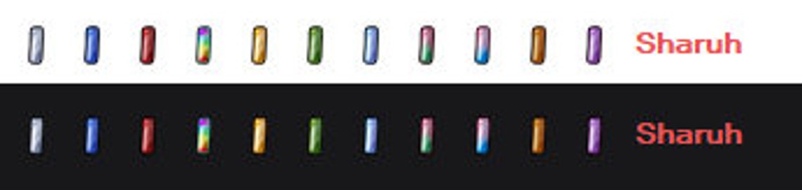 Twitch Sub Badge Letter i Bit Badges Discord Emotes Collection Streamer ...