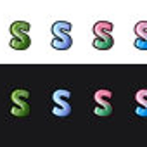 Twitch Sub Badge - Letter "s" | Bit Badges | Discord Emotes ...