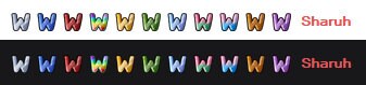Twitch Sub Badge - Letter "w" | Bit Badges | Discord Emotes ...