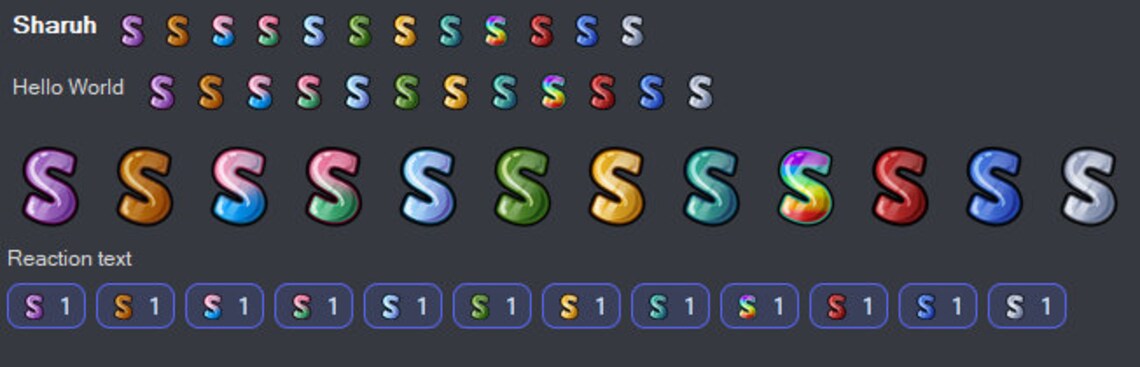 Twitch Sub Badge - Letter "s" | Bit Badges | Discord Emotes ...