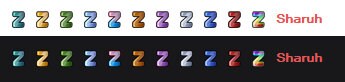 Twitch Sub Badge Letter z Bit Badges Discord Emotes Collection Streamer ...