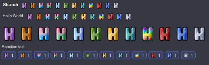 Twitch Sub Badge - Letter "h" | Bit Badges | Discord Emotes ...