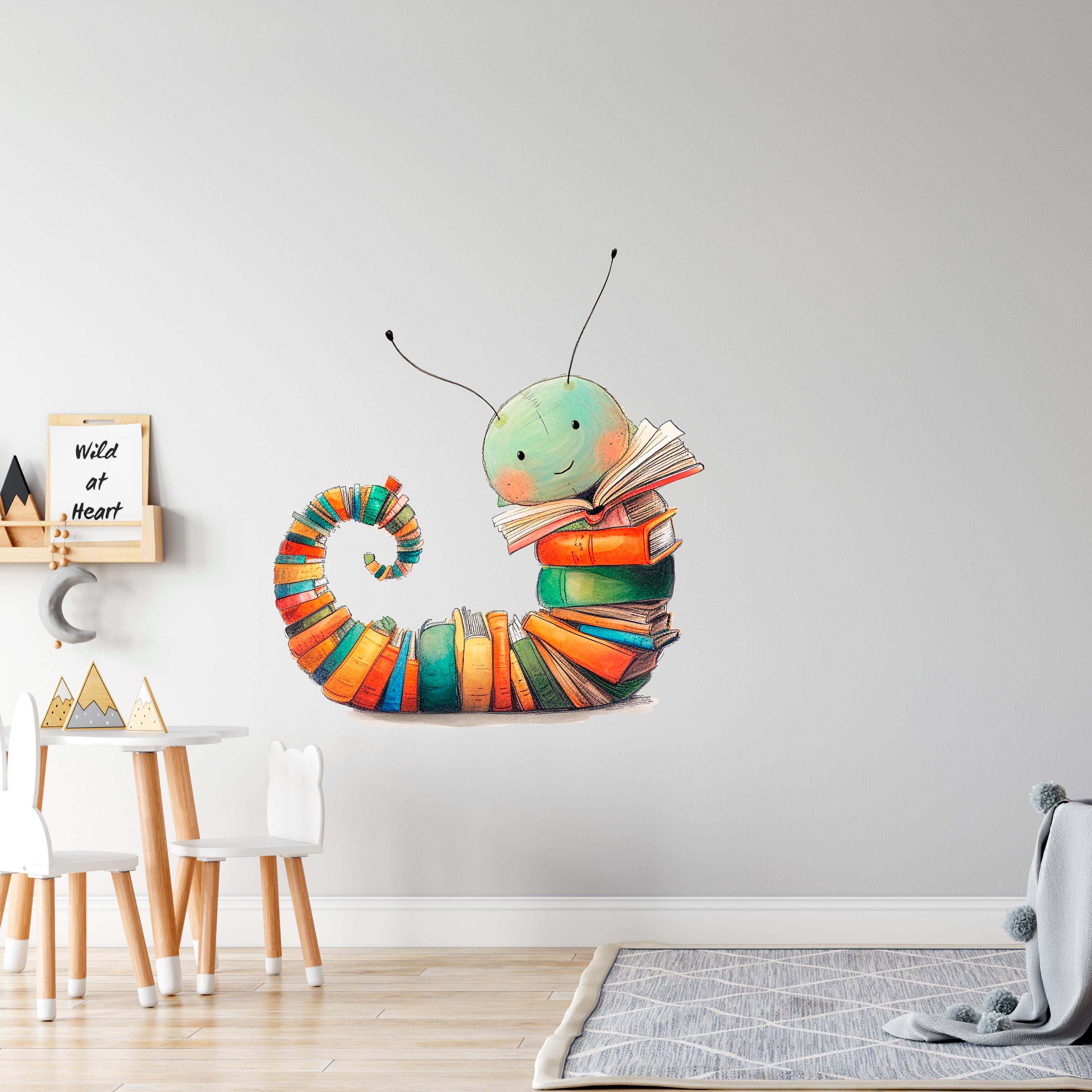 Classroom Wall Decals Study Room Stickers Books Nursery Decor Neutral ...