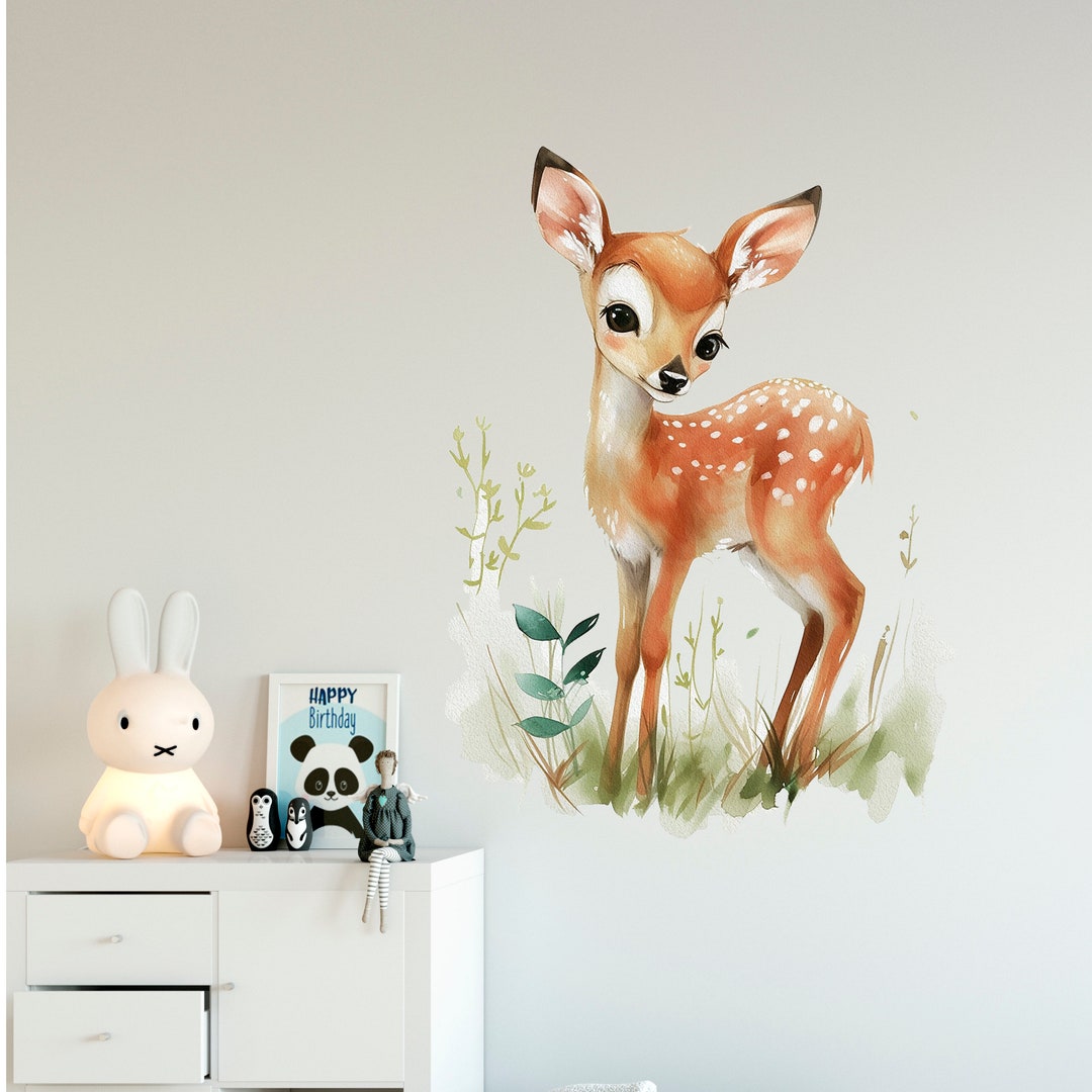 Baby Deed Wall Decals - Boho Kids Room Stickers - Woodland Nursery ...