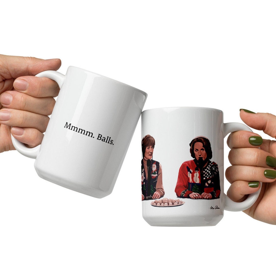 Schweddy Balls Mug White Molly Shannon SNL Alec Baldwin Ana Gasteyer ...