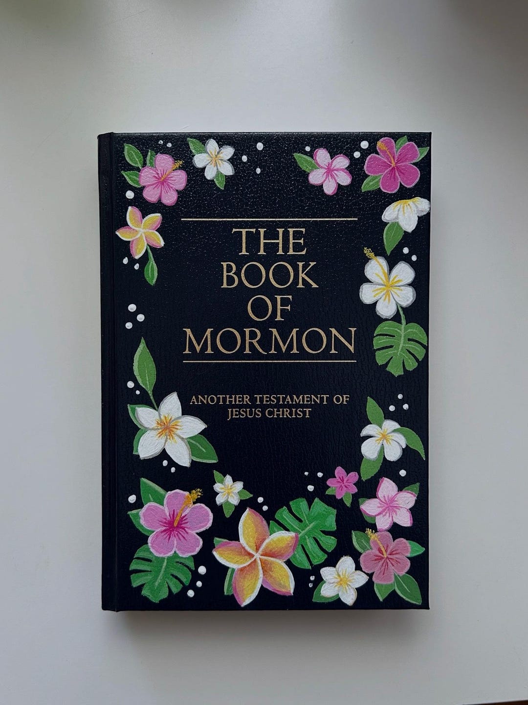 Custom Painted Book of Mormon | Custom Scripture, Bible Cover Art ...