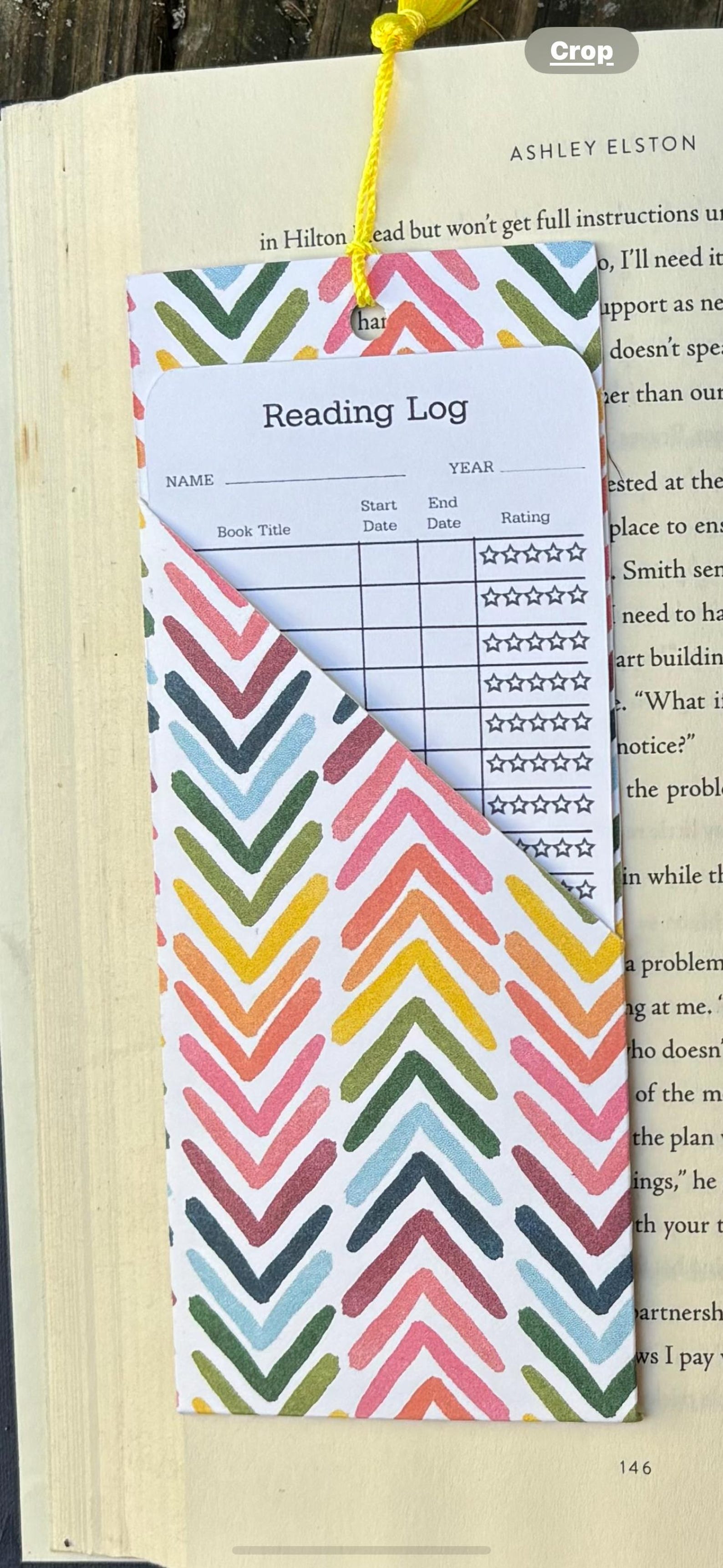 Bookmark Pouch + Reading Log & TBR Log Bookmarks || Colorful *BUNDLE ...
