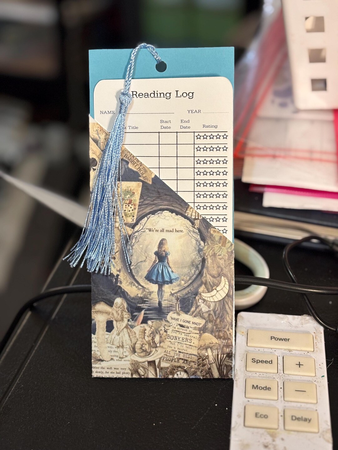 ALICE Reading Log Pouch All-in-one - Etsy