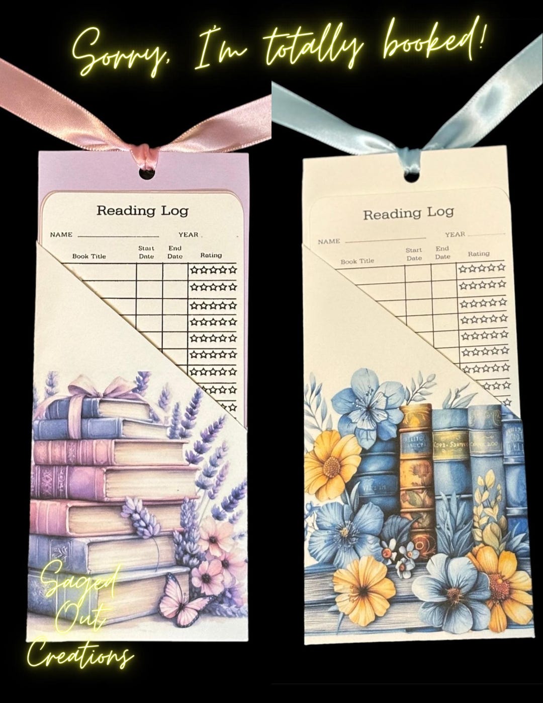 Bookmark Pouch + Reading Log & TBR Log Bookmark || Totally Booked ...