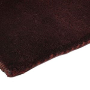 Handloom Loribaft Gabbeh Dark Brown Color Wool Rug Handwoven, Hand ...