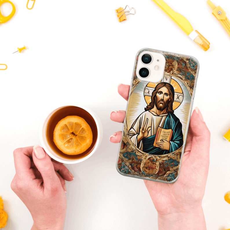 Jesus Christ Art Phone Case Holy Spirit Cover Fit for iPhone 15 Pro Max ...