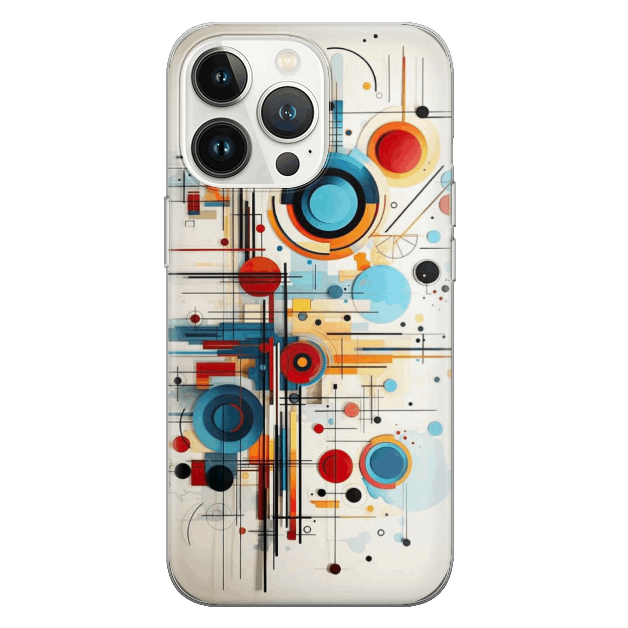 Kandinsky Art Phone Case Circle Art Cover Fit for iPhone 15 - Etsy ...