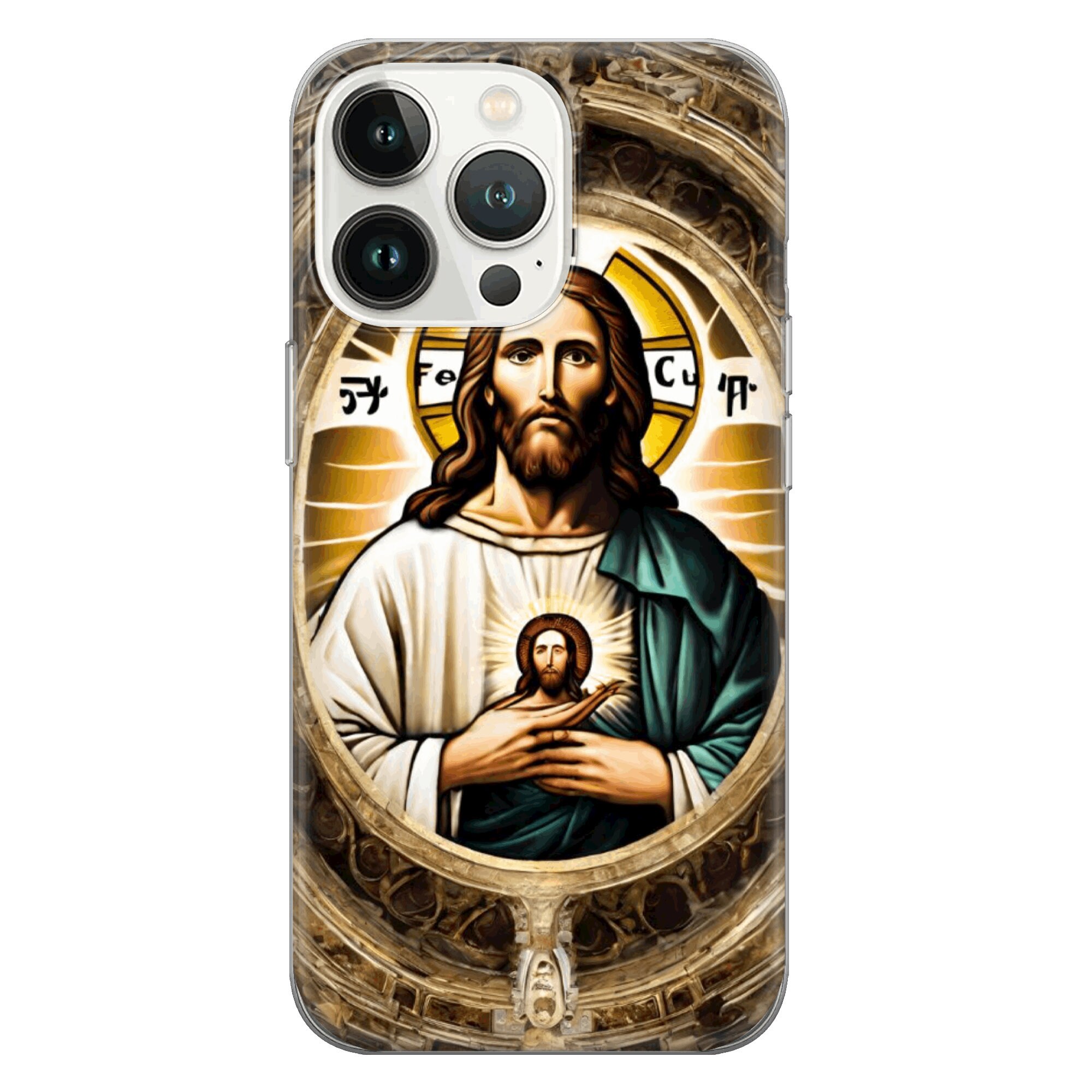 Jesus Christ Art Phone Case Holy Spirit Cover Fit for iPhone 15 Pro Max ...