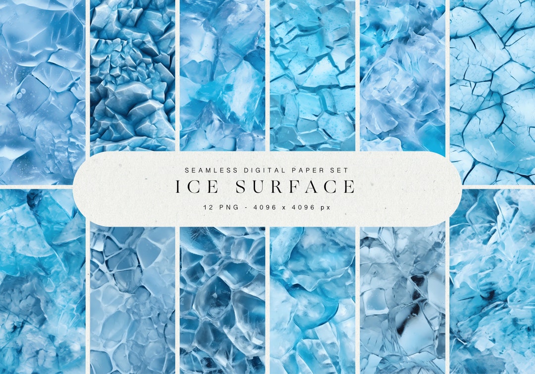 Ice Surface Background Ice PNG Frozen Background Ice Wallpaper - Etsy