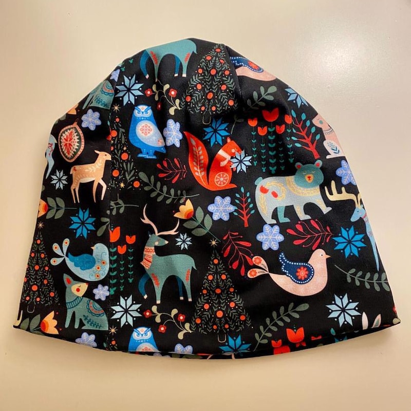 Scandinavian Beanie Red - Etsy