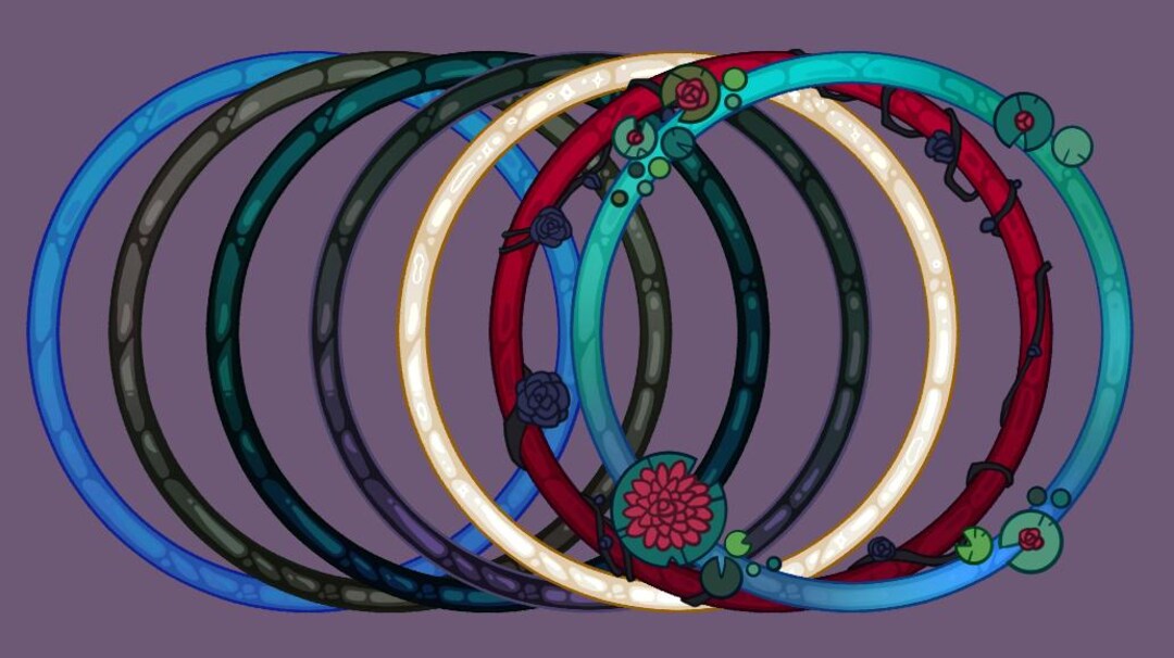 D&D Token Borders: Liquid Textures - Foundry VTT / Roll20 (digital ...