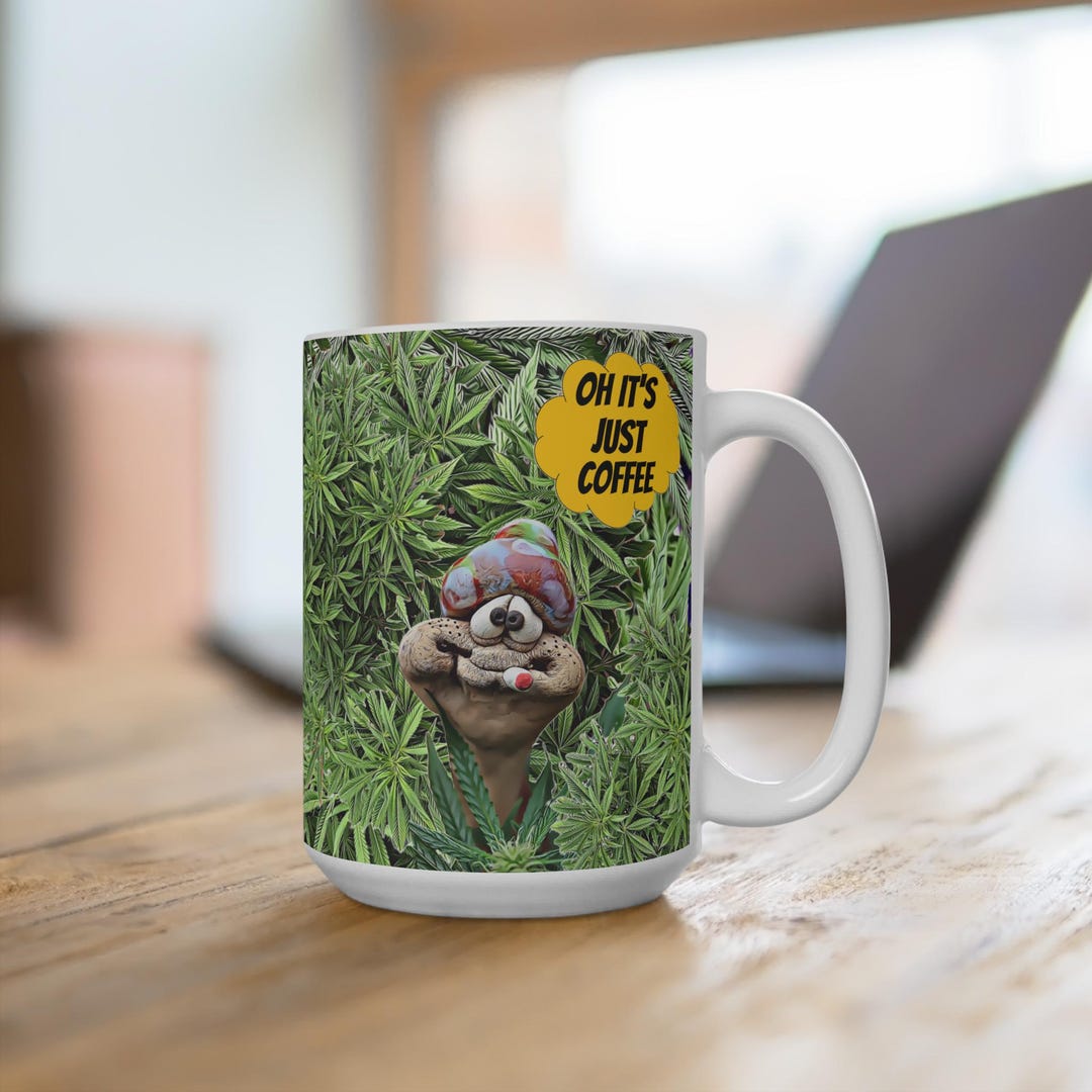 Did You Smell That? Kooky Dragon Funny Mug 15oz Whimsical Original Art ...