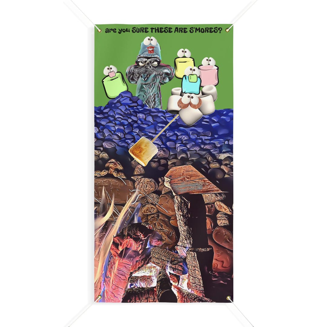 Wacky Fence Art Dragon Invites Marshmallows for S'mores Indoor Outdoor ...
