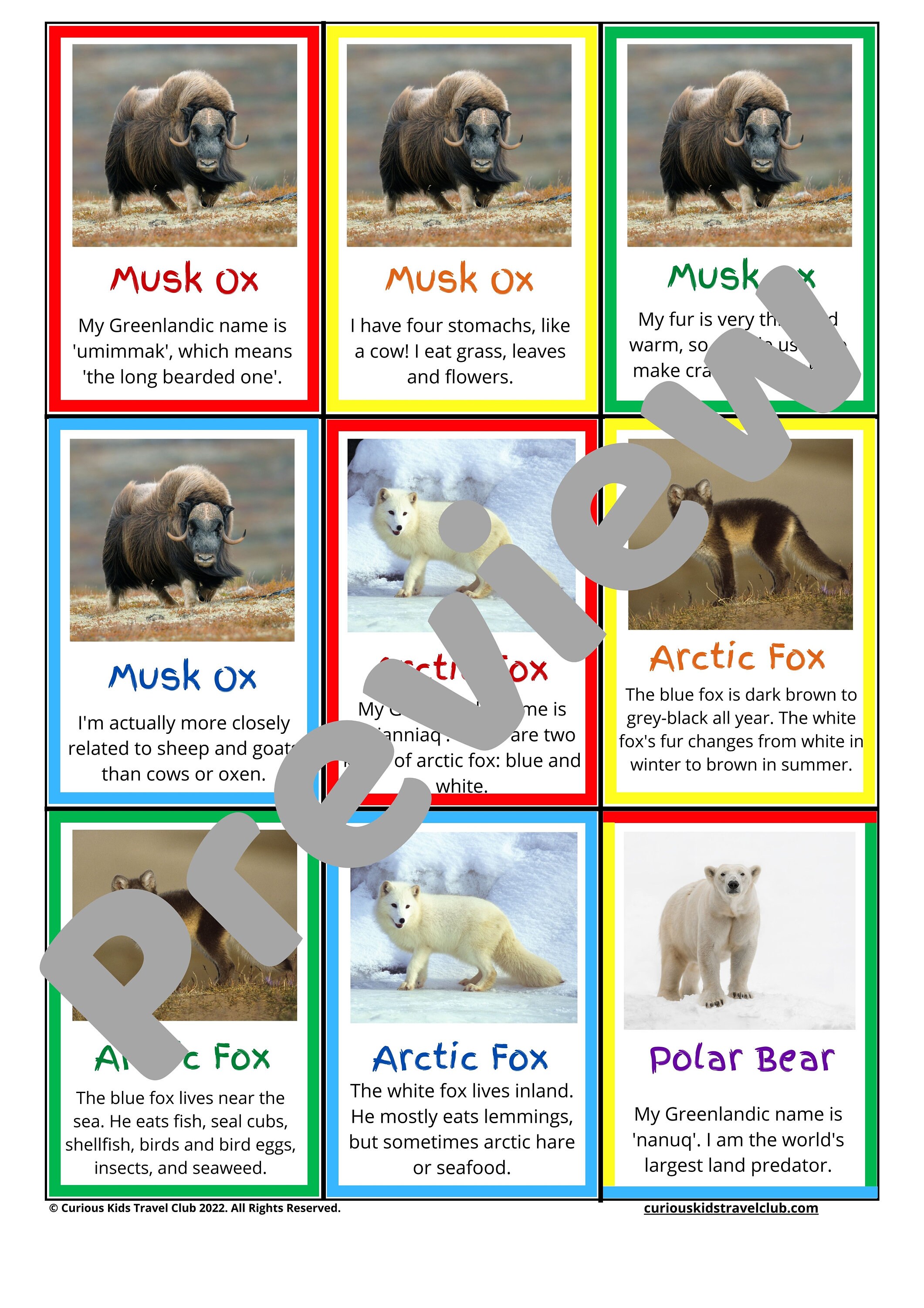 Greenland Adventure Kids Activities Printable Homeschool Geography and ...