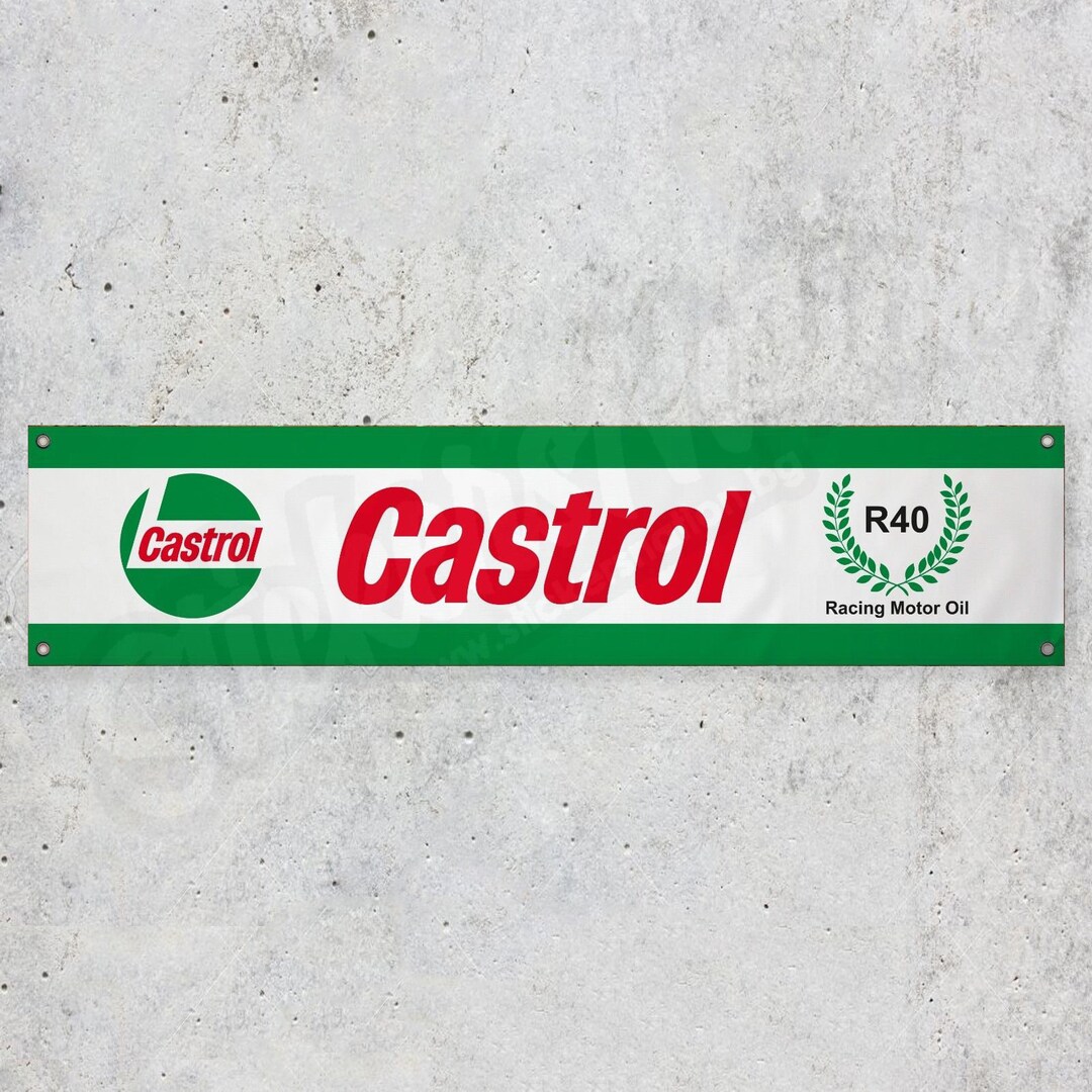 Castrol R40 Power Vinyl Banner Garage Sign Decoration - Etsy