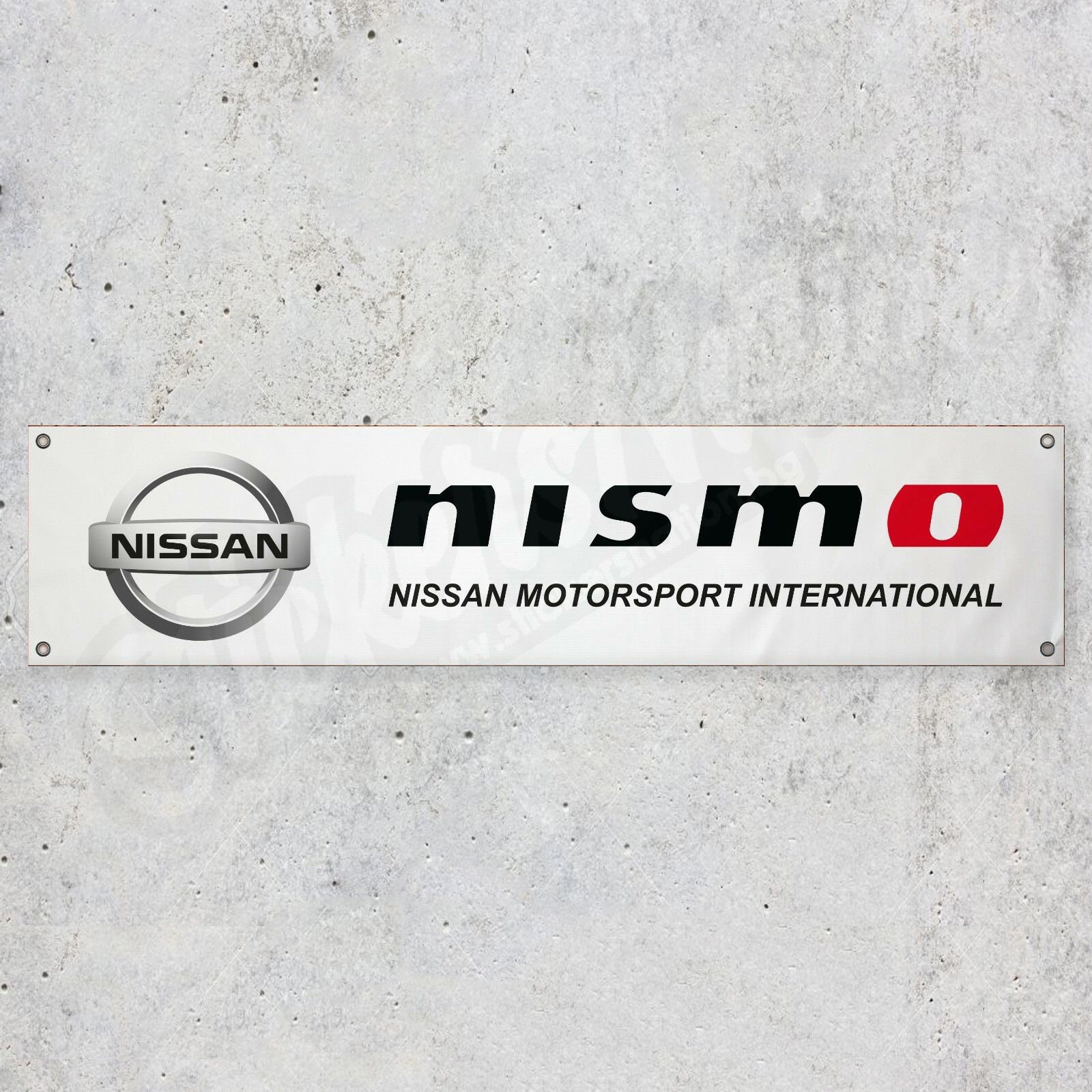 Nissan Nismo Vinyl Banner Garage Motorsport Motorbike Sign Decoration ...