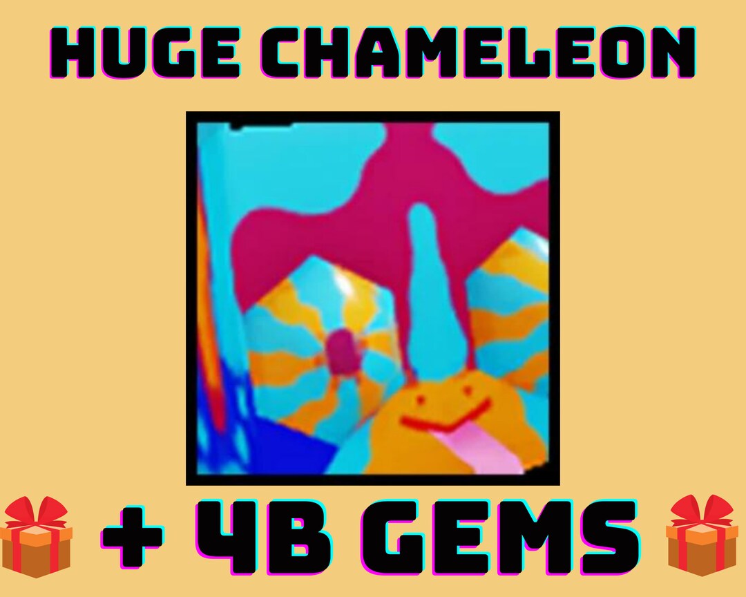 Huge Chameleon PSX 4B GEMS GİFT Fast Send - Etsy