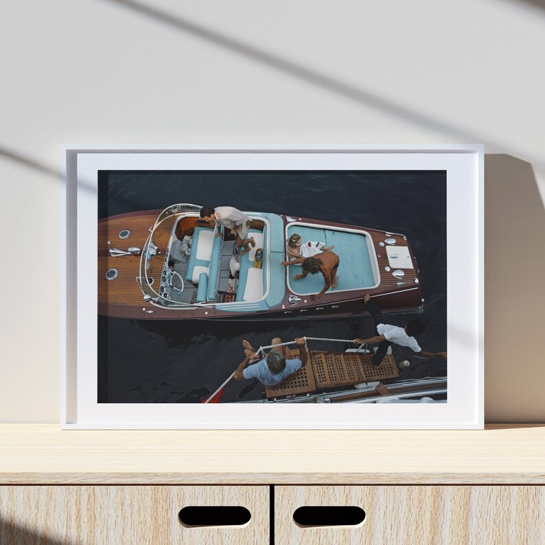 Slim Aarons All Aboard Print Poster, Vintage Print, Photography Prints ...