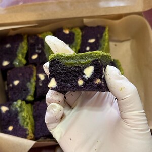 Matcha Ube Brookies 抹茶宇部ブルッキー - Etsy