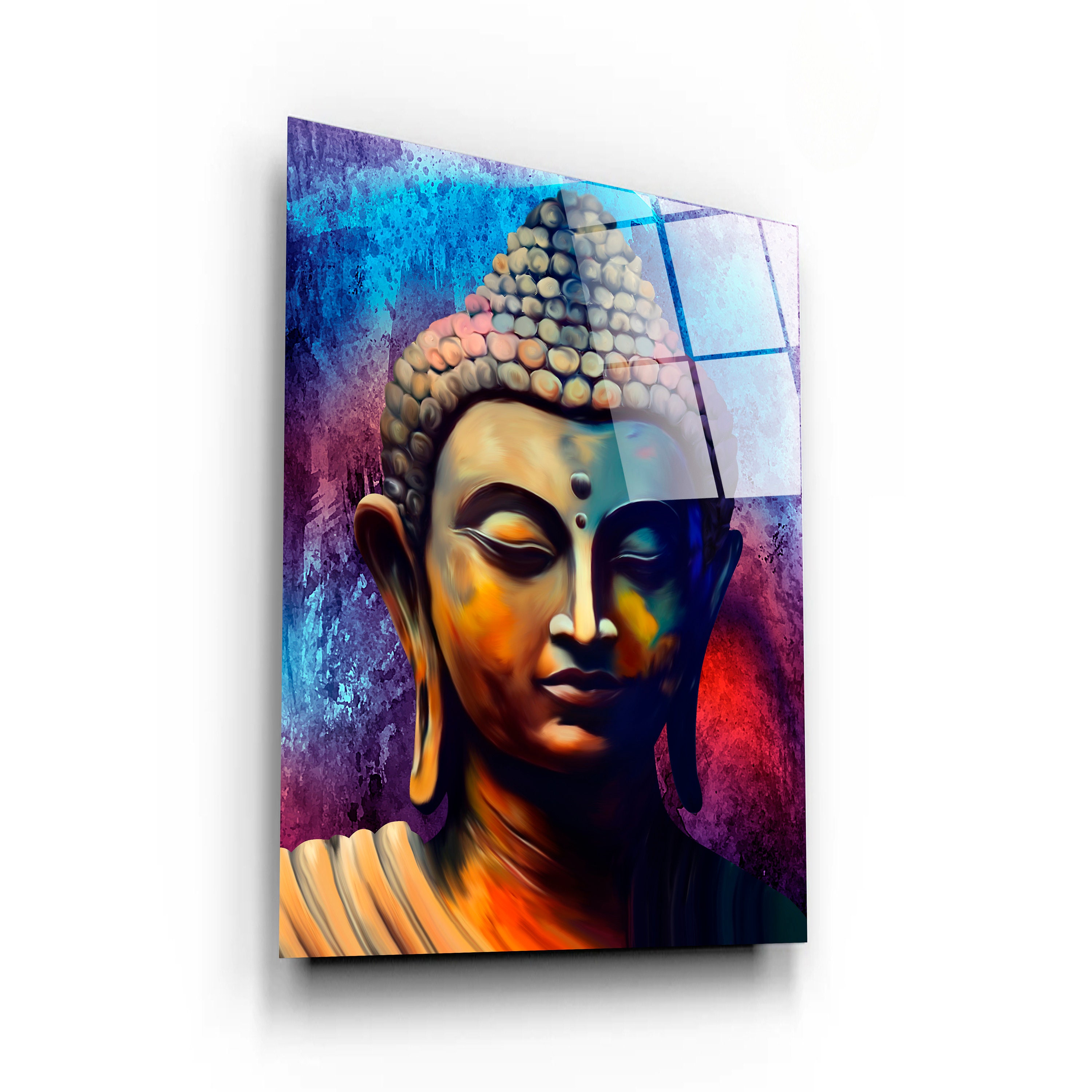 Abstract Buddha Face Paintings