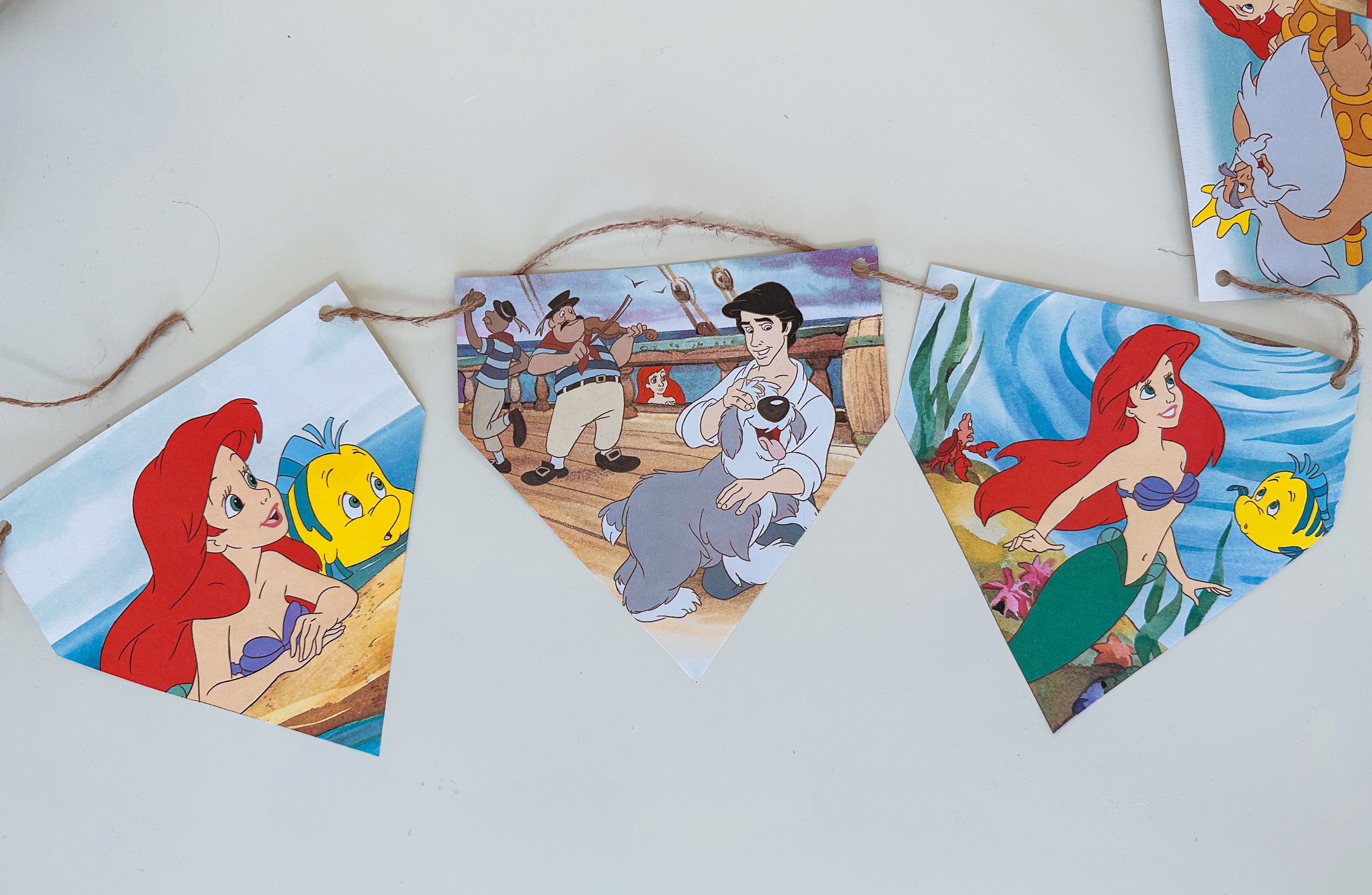 The Little Mermaid Banner - Etsy
