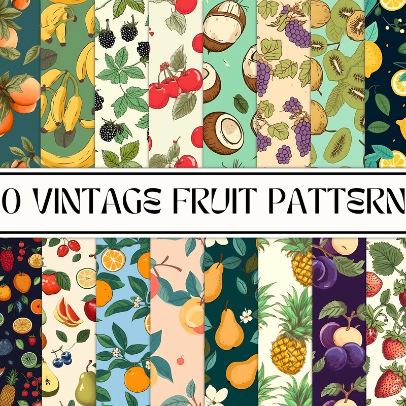 Fruit Wallpaper - Etsy